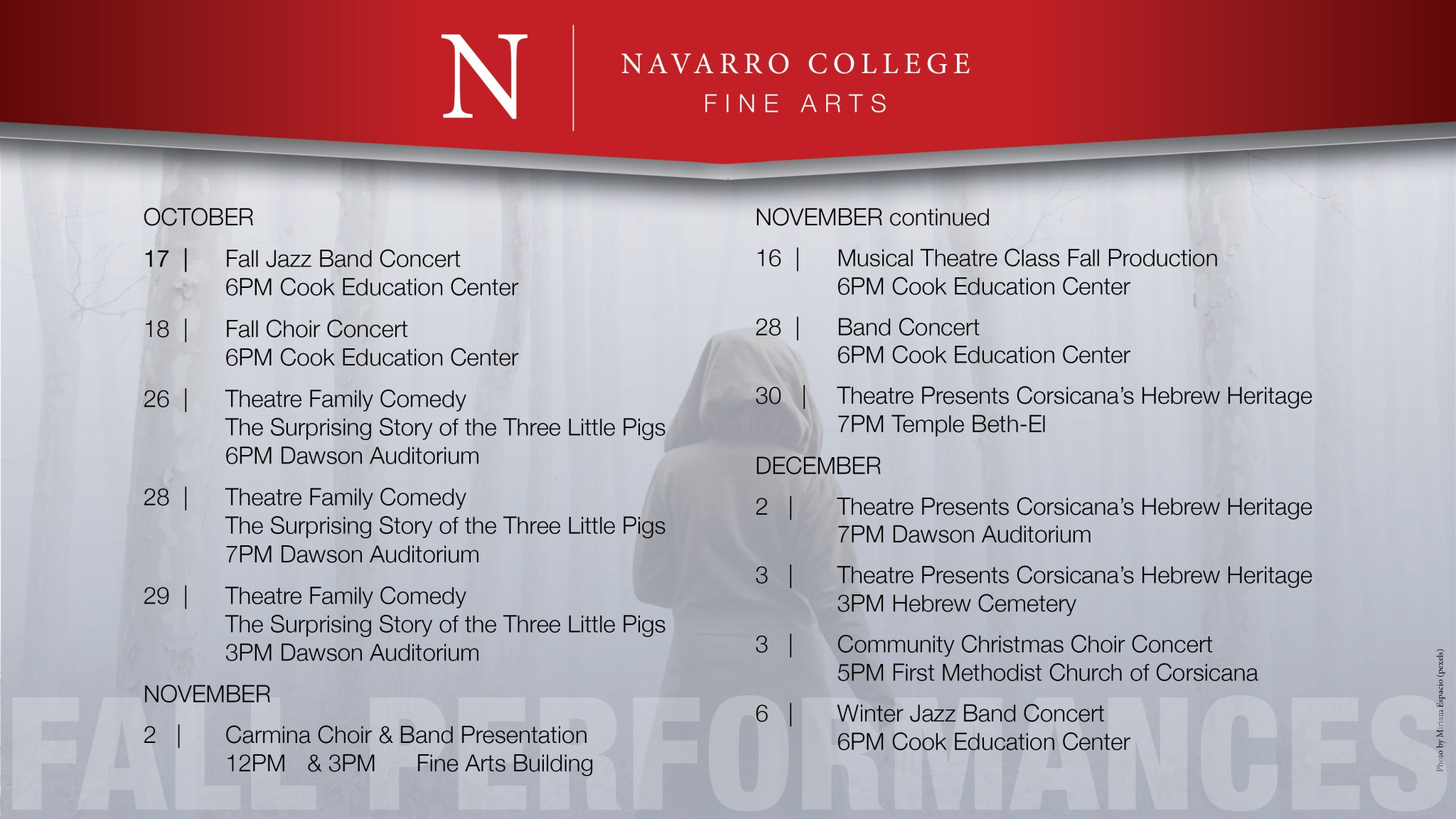 CALENDAR: NAVARRO COLLEGE EVENTS - The NavCo Chronicle